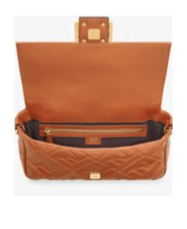 Fendi Nappa Leather Bag - Brown