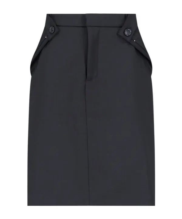 Coperni High-waisted Mini Skirt With Side Cutouts