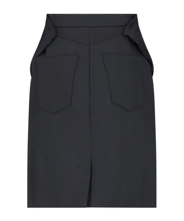 Coperni High-waisted Mini Skirt With Side Cutouts