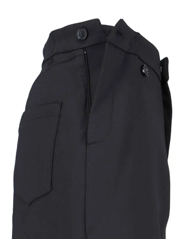 Coperni High-waisted Mini Skirt With Side Cutouts