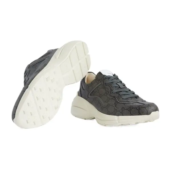 Gucci Gg Rhyton Lace-up Sneakers - White