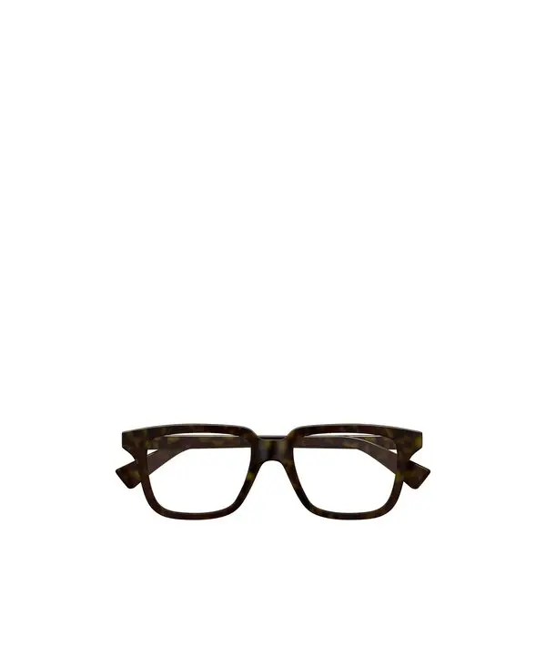 Bottega Veneta Square Frame Eyeglasses - Black