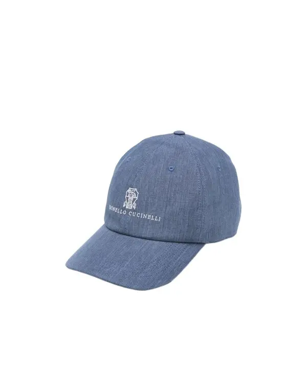 Brunello Cucinelli Baseball Cap - Blue