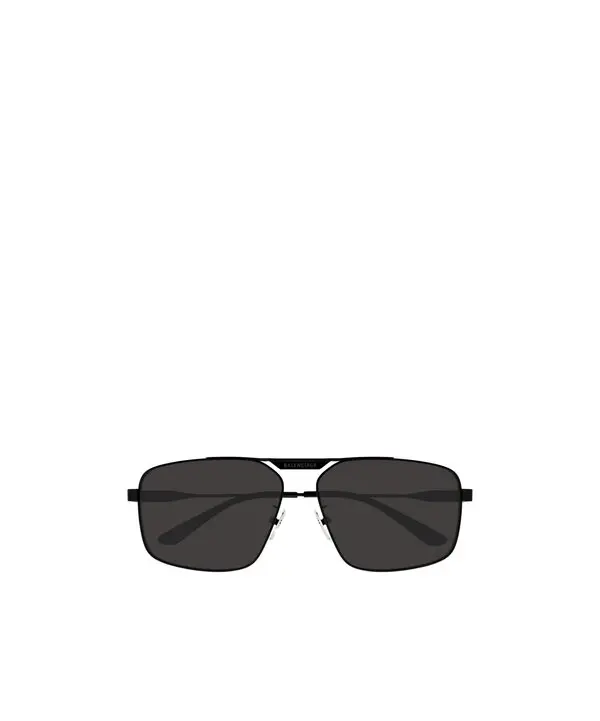 Balenciaga Geometric Frame Sunglasses - Black