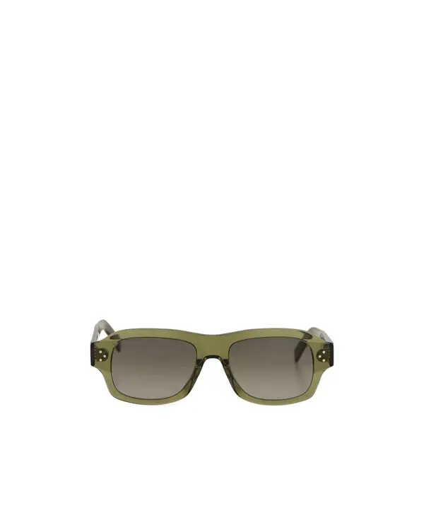 Celine Black Frame 61 Sunglasses - Green