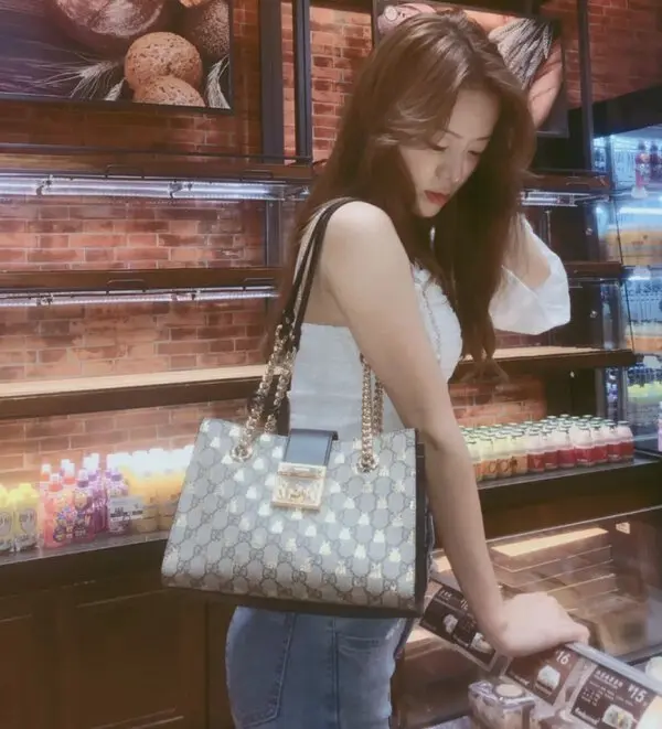 Gucci Padlock Small Shoulder Bag With Gg Bees Motif