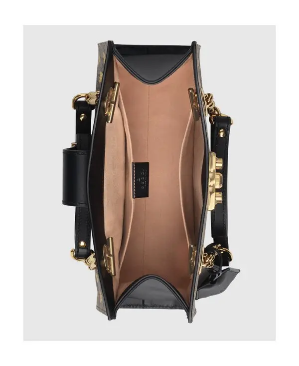Gucci Padlock Small Shoulder Bag With Gg Bees Motif