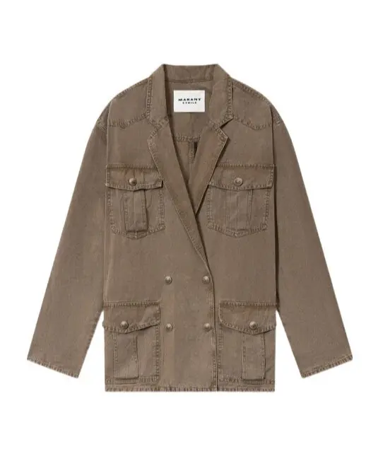 Isabel Marant Étoile Double-breasted Jacket - Dark Bronze