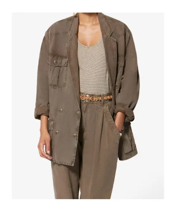 Isabel Marant Étoile Double-breasted Jacket - Dark Bronze