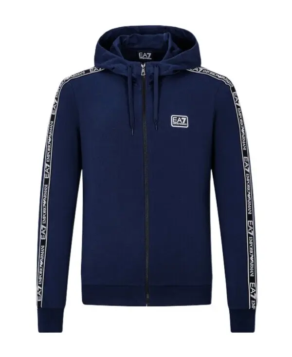 EA7 Casual Coat With Logo Detail