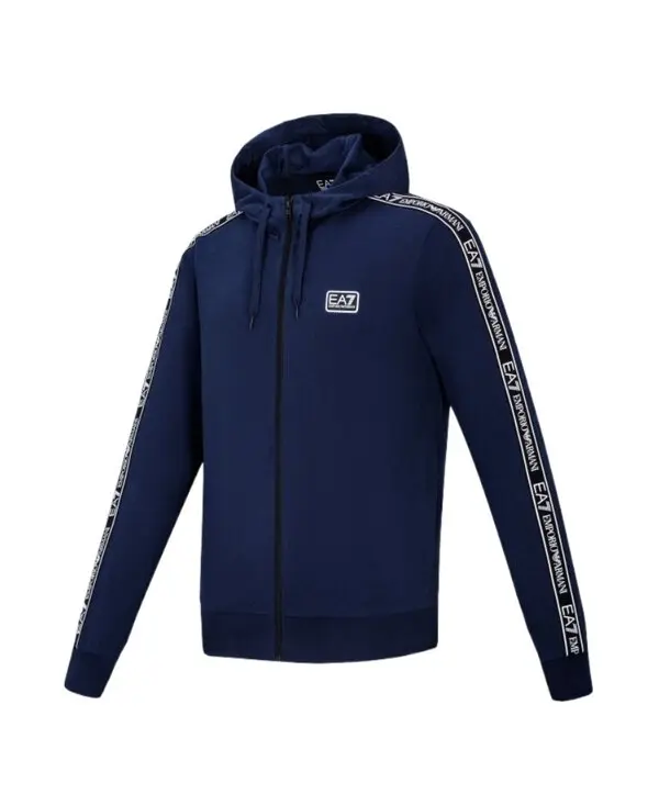 EA7 Casual Coat With Logo Detail