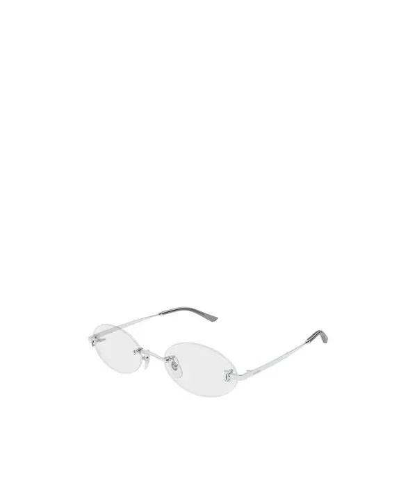 Cartier Rimless Oval Eyeglasses - Silver