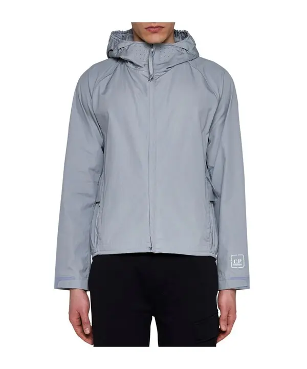 C.P. COMPANY Hooded Utility Jacket - Gray