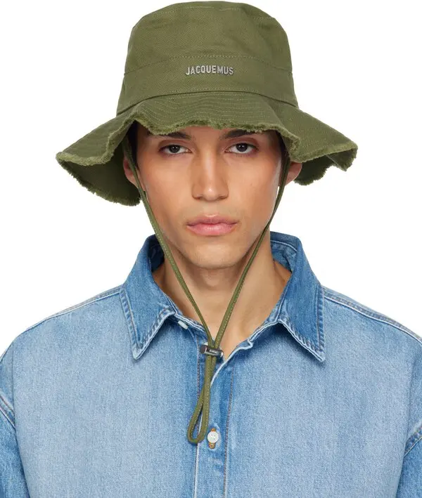 Jacquemus The Artichaut Bucket Hat - Khaki