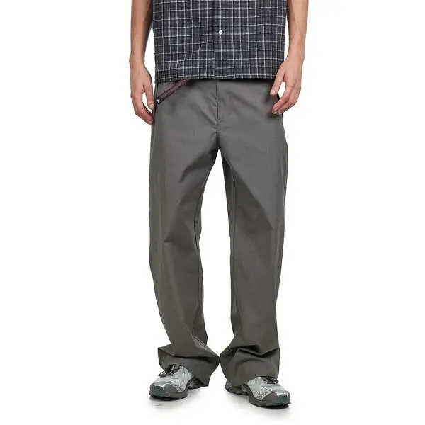 ROA Centipede Buckle Wide-leg Pants