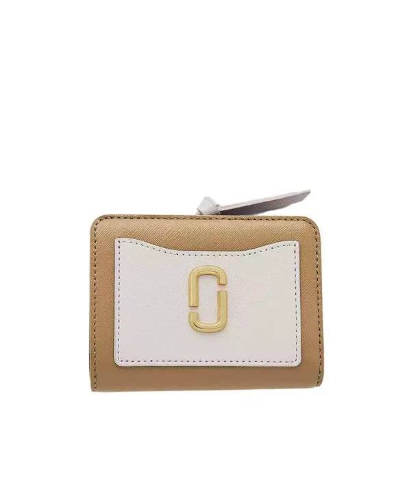 Marc Jacobs The Utility Snapshot Mini Compact Wallet - Camel Multi