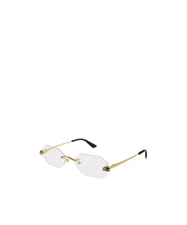 Cartier Octagon Frame Eyeglasses - Gold