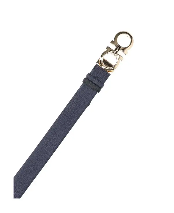 FERRAGAMO Gancini Logo Belt - Black