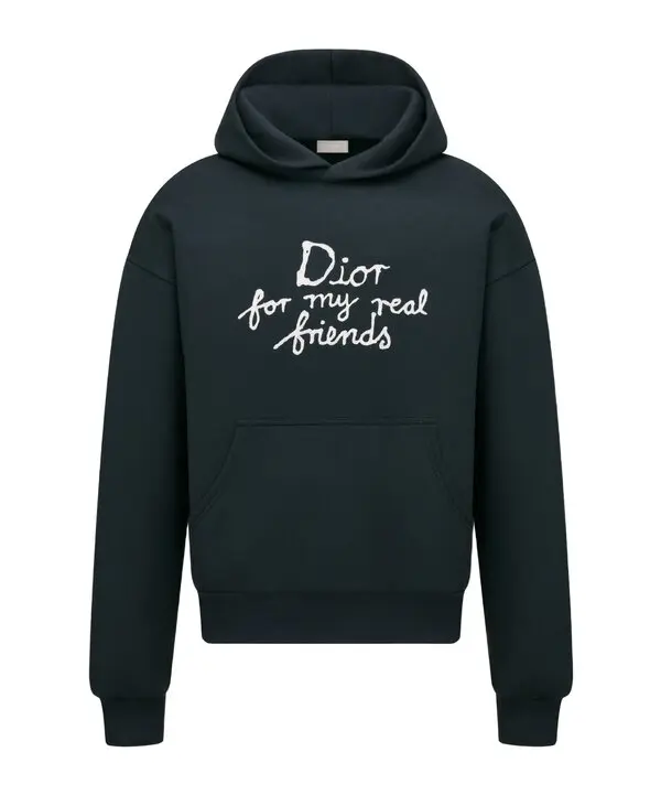 Dior Embroidered Hooded Sweatshirt