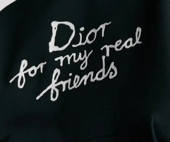 Dior Embroidered Hooded Sweatshirt - Blue