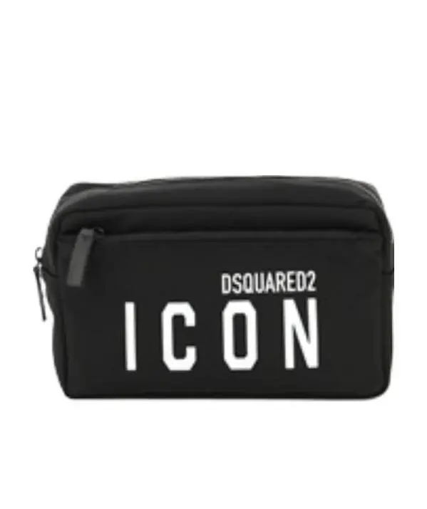 Dsquared2 Icon Logo Printed Toiletry Bag