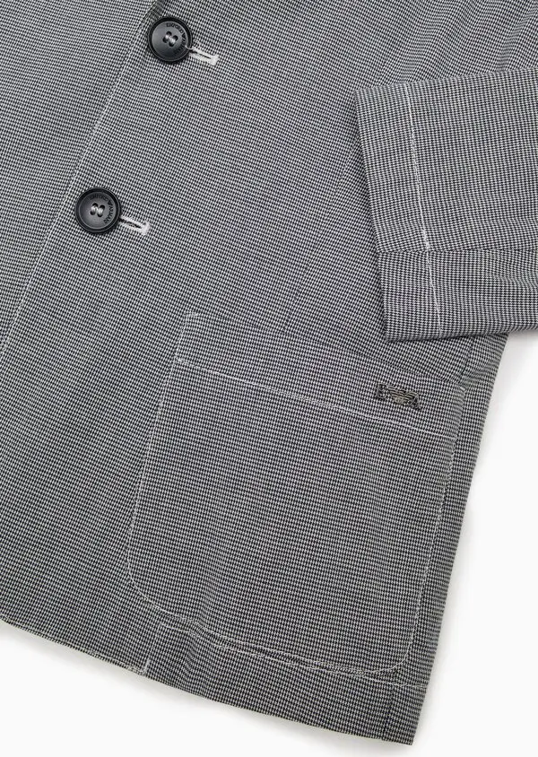 Emporio Armani Houndstooth Single-breasted Blazer