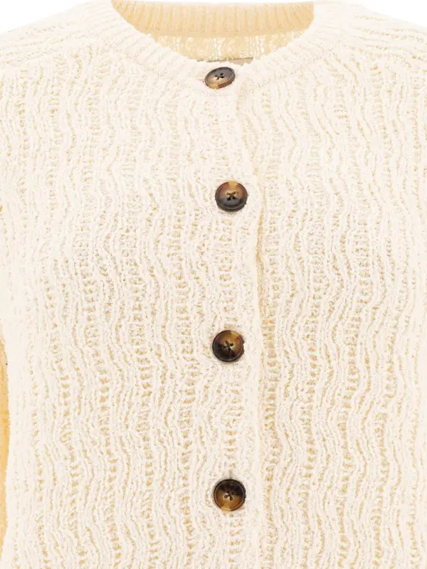LOULOU STUDIO Long-sleeved Knitted Cardigan