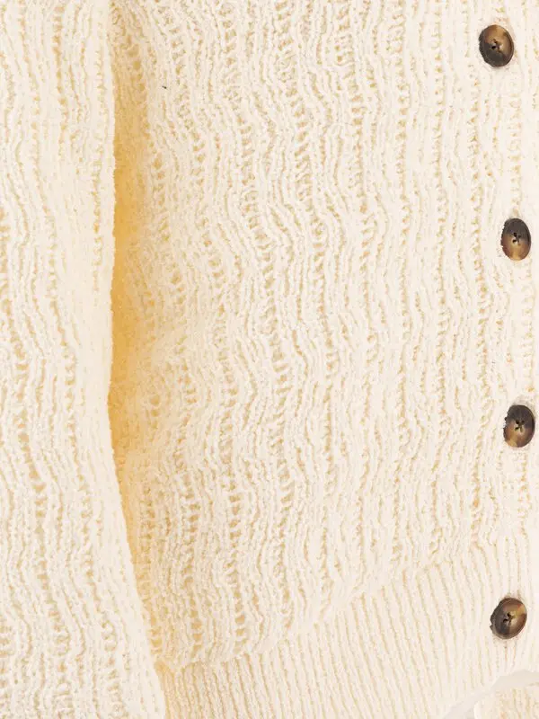 LOULOU STUDIO Long-sleeved Knitted Cardigan