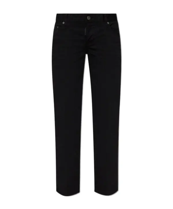 Dsquared2 Jenna Straight Leg Jeans - Black