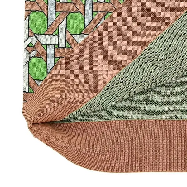 Tory Burch Short Sleeve Patterned Sweater