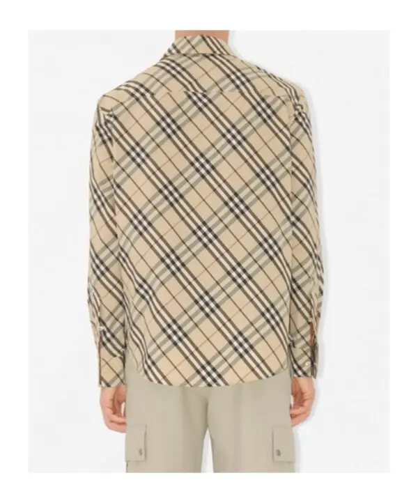 Burberry Long Sleeved Checked Shirt