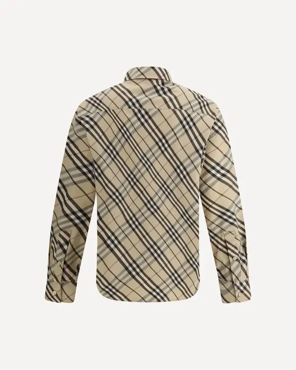 Burberry Long Sleeved Checked Shirt