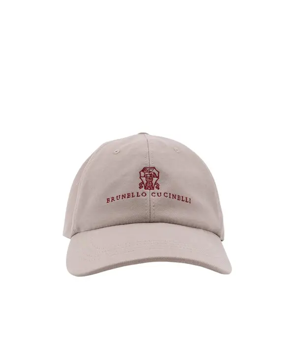 Brunello Cucinelli Embroidered Baseball Hat - Nude