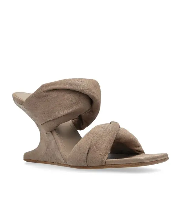 Rick Owens Cantilever Open-toe Mules