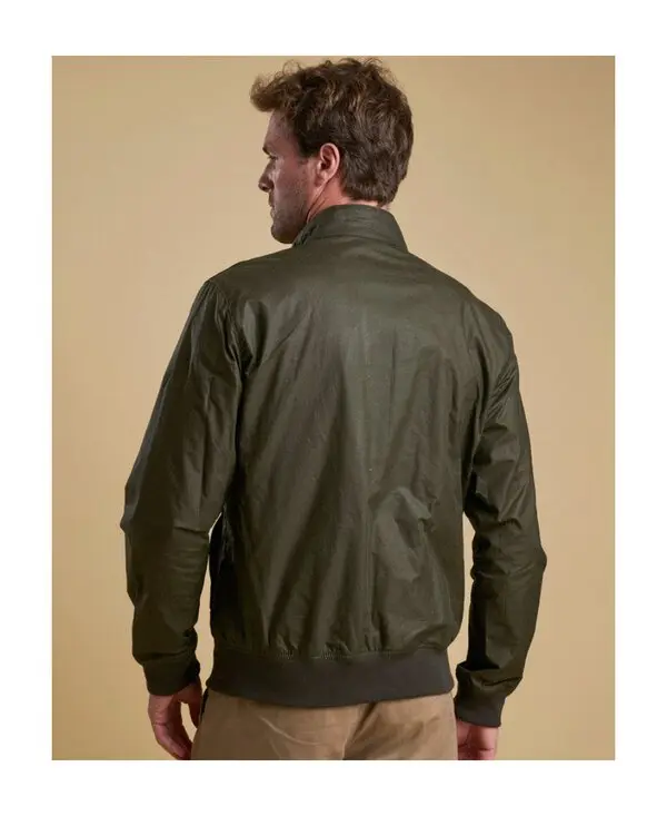Barbour Lightweight Royston Waxed Jacket - Black
