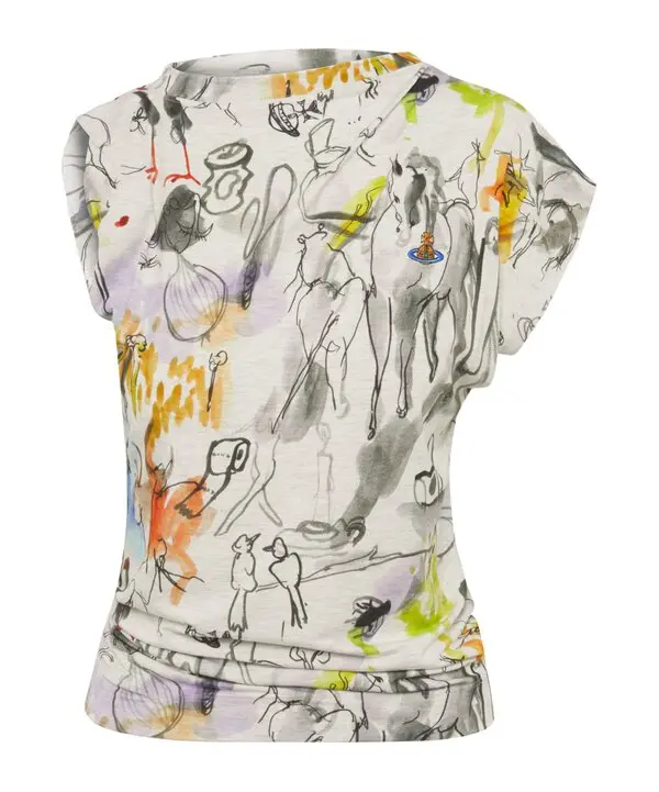 VIVIENNE WESTWOOD Graphic Print T-shirt - White