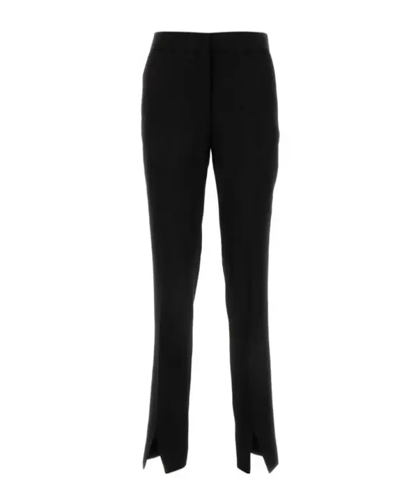 JIL SANDER Slit Hem Casual Pants - Black