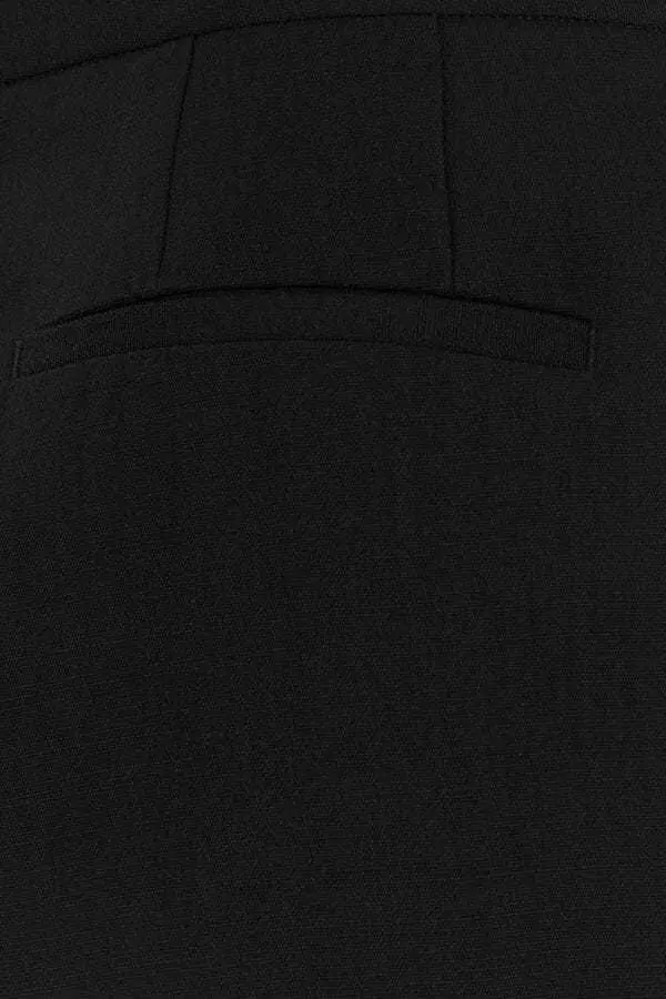 JIL SANDER Slit Hem Casual Pants - Black