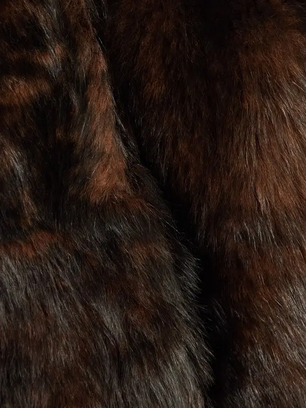 TOTEME Shearling Jacket - Dark Brown