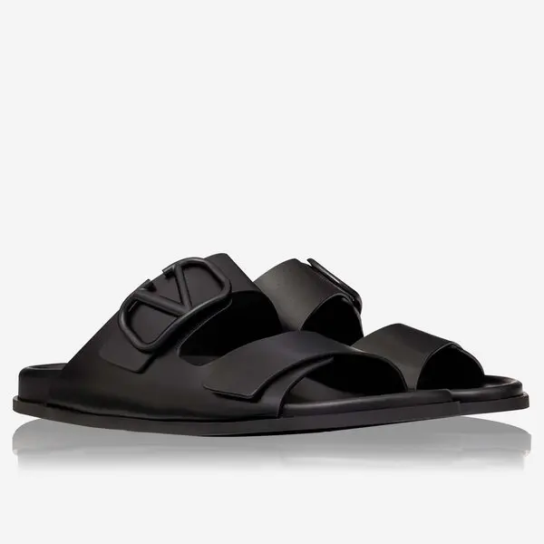 Valentino Garavani Vlogo Signature Slip-on Slides