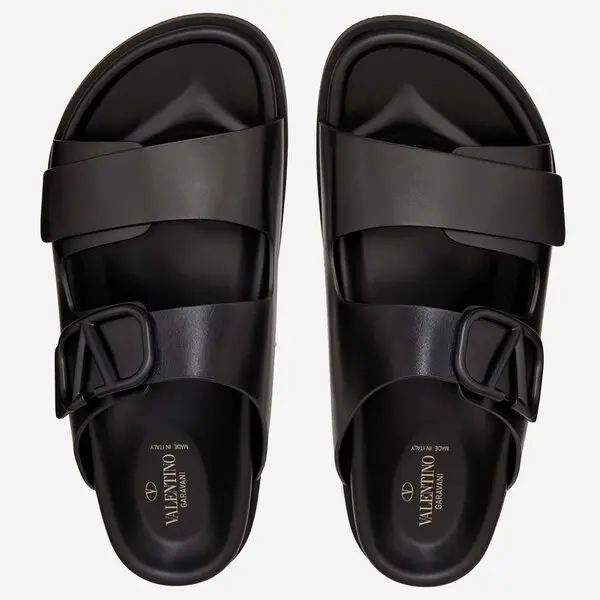 Valentino Garavani Vlogo Signature Slip-on Slides
