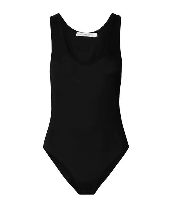 Christopher Esber Sonora Ribbed Knit Bodysuit