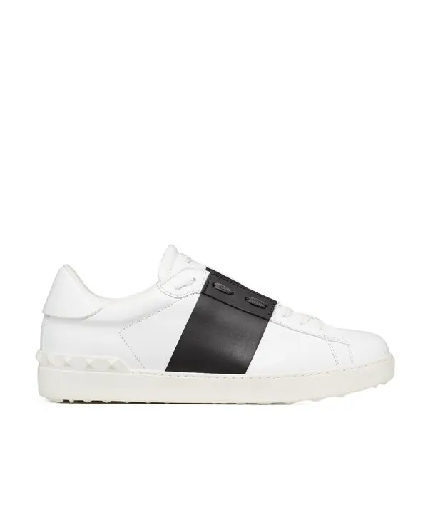 Valentino Garavani Open Round Toe Sneakers - White/black