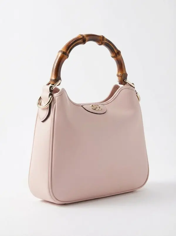 Gucci Diana Shoulder Bag With Bamboo Handle - Pink
