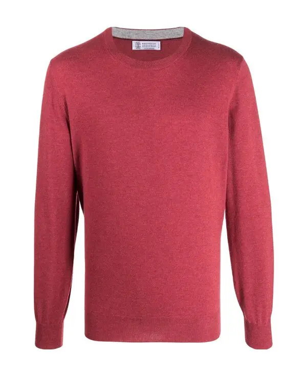 Brunello Cucinelli Crewneck Jumper - Red
