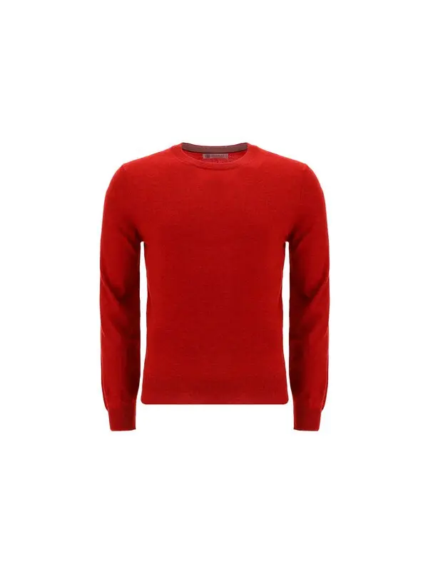 Brunello Cucinelli Crewneck Jumper - Red