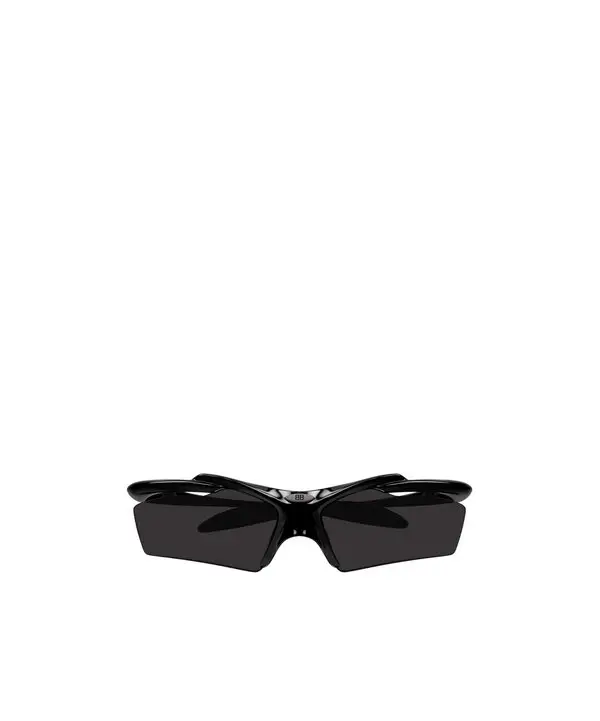 Balenciaga Rectangular Frame Sunglasses - Black/gray
