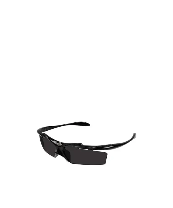 Balenciaga Rectangular Frame Sunglasses - Black/gray