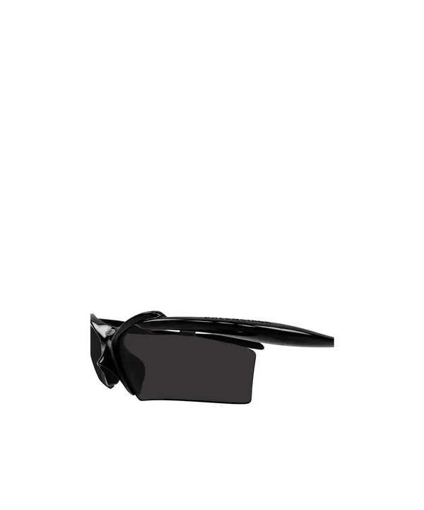 Balenciaga Rectangular Frame Sunglasses - Black/gray