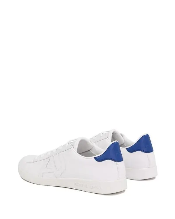 Emporio Armani Logo Embossed Lace-up Sneakers